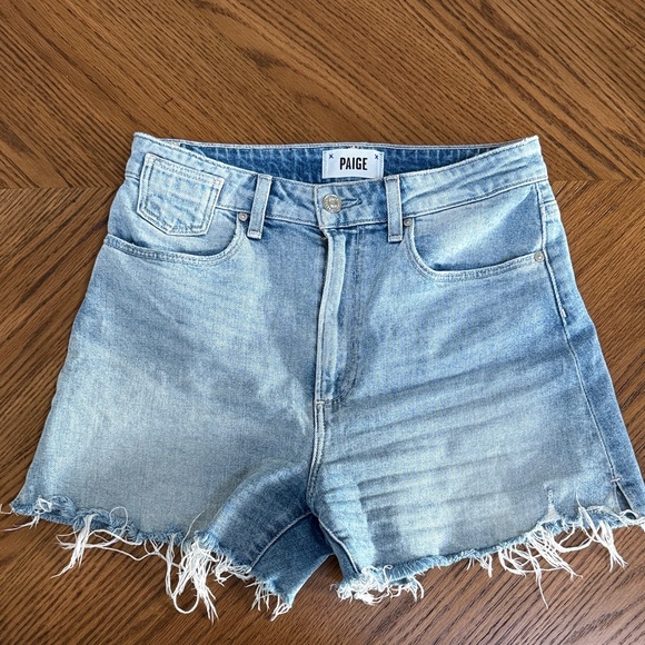 PAIGE | Shorts | Paige Dani Short In Montage Distressed | Poshmark
